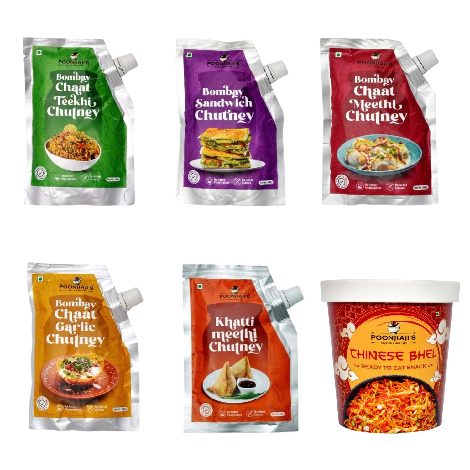 Poonjiaji's Ultimate Snack Combo - Authentic Bombay Street Food Experience