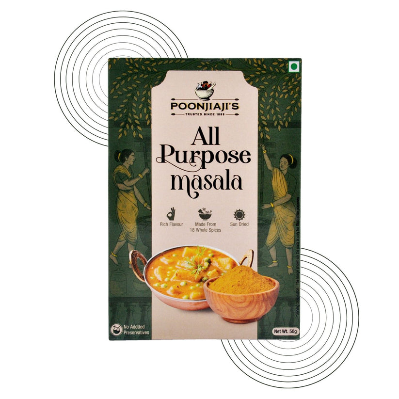 Poonjiaji's All Purpose Masala (50g) - Versatile Indian Spice Blend